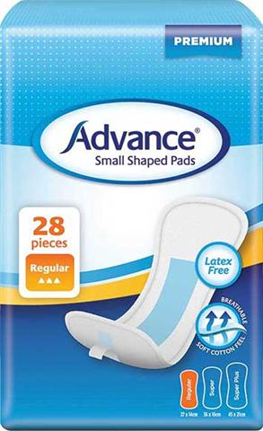 Advanced Small Shaped Pad Regular 28s - NZ Online Chemist
