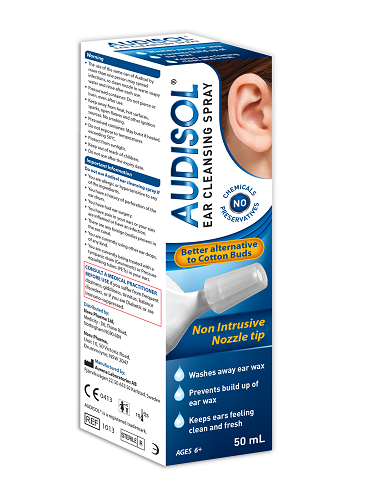 Audisol Ear Cleansing Spray 50ml - NZ Online Chemist