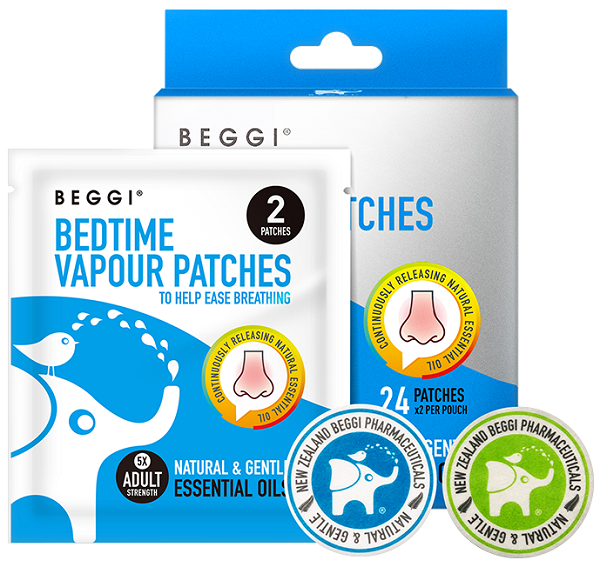 Beggi Bedtime Vapour Patch Adult 24s - NZ Online Chemist