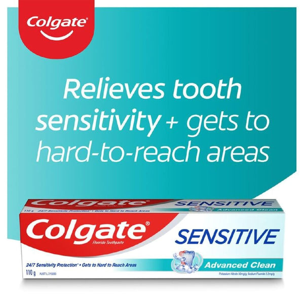 COLGATE Sensitive Advanced Clean 85g - NZ Online Chemist