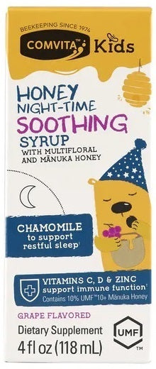 Comvita Kids Night Time Soothing Syrup 118ml - NZ Online Chemist