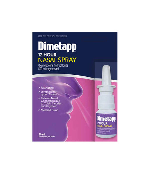 DIMETAPP 12Hr Nasal Spray 20ml - NZ Online Chemist