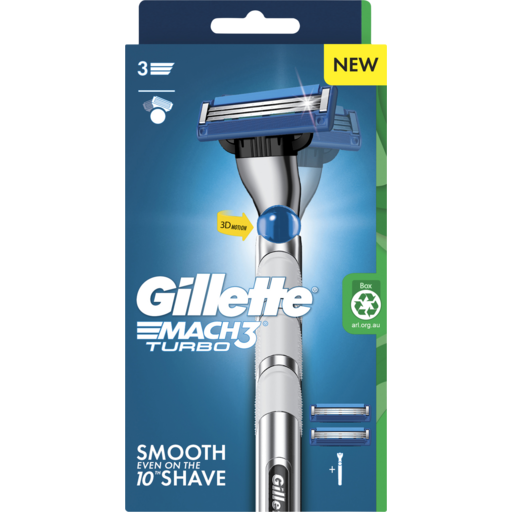 GILLETTE Mach3+ Razor 1Up+ 2 Cart - NZ Online Chemist