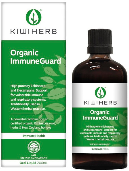 KIWI HERB Organic Immuneguard 200ml - NZ Online Chemist