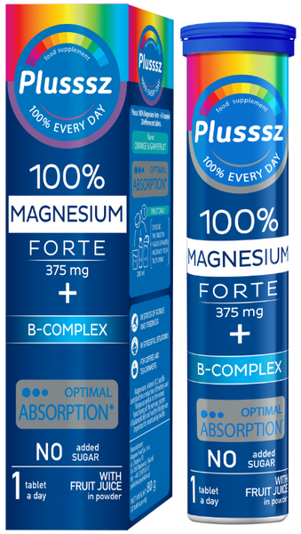 PLUSSSZ Magnesium Forte Effervescent Tablets 20pk - NZ Online Chemist