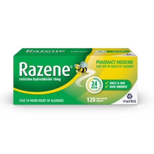 RAZENE 10mg OTC 120 tabs - NZ Online Chemist