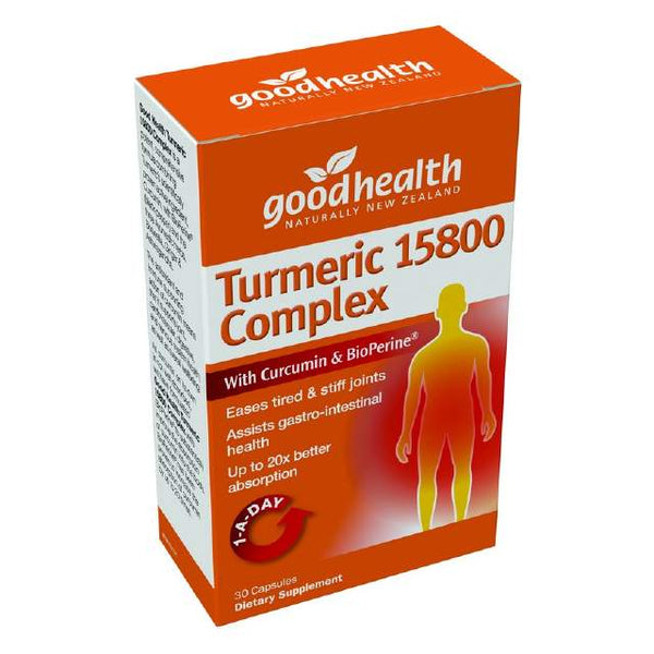 Good Health Turmeric 15800 Complex 30s - NZ Online Chemist