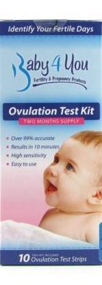 Baby4You Ovulation Predictor Kit 10 - NZ Online Chemist