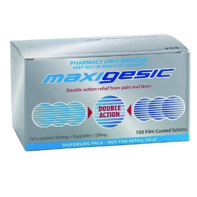 Maxigesic Pain Relief 100s - NZ Online Chemist