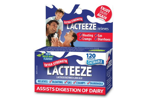 Lacteeze Extra Strength 120s - NZ Online Chemist