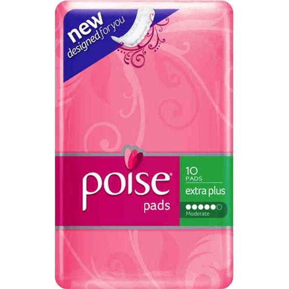 Poise Pads Extra Plus 10s - NZ Online Chemist