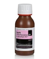 Healthe Chlorhexidine 2% In Alcohol 70% Pink 100ml - NZ Online Chemist