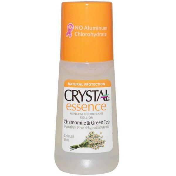 Crystal Essence Deodrant Chamomile Green Tea 66ml - NZ Online Chemist