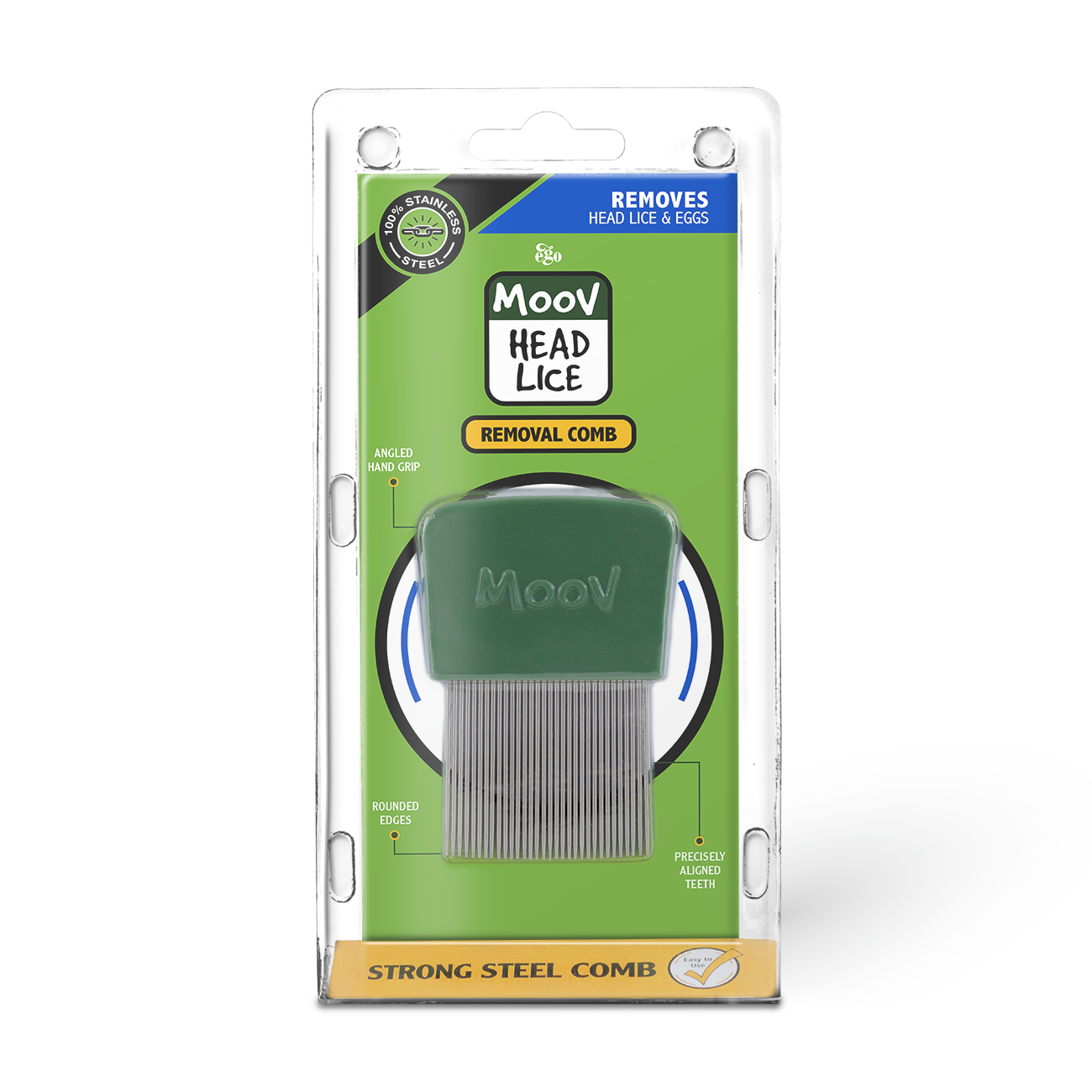 Ego Moov Head Lice Comb - NZ Online Chemist