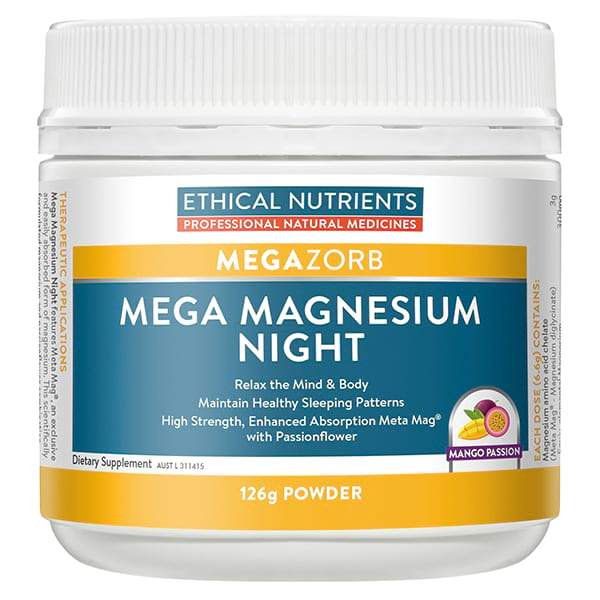 En Megazorb Mega Magnesium Night 126g - NZ Online Chemist