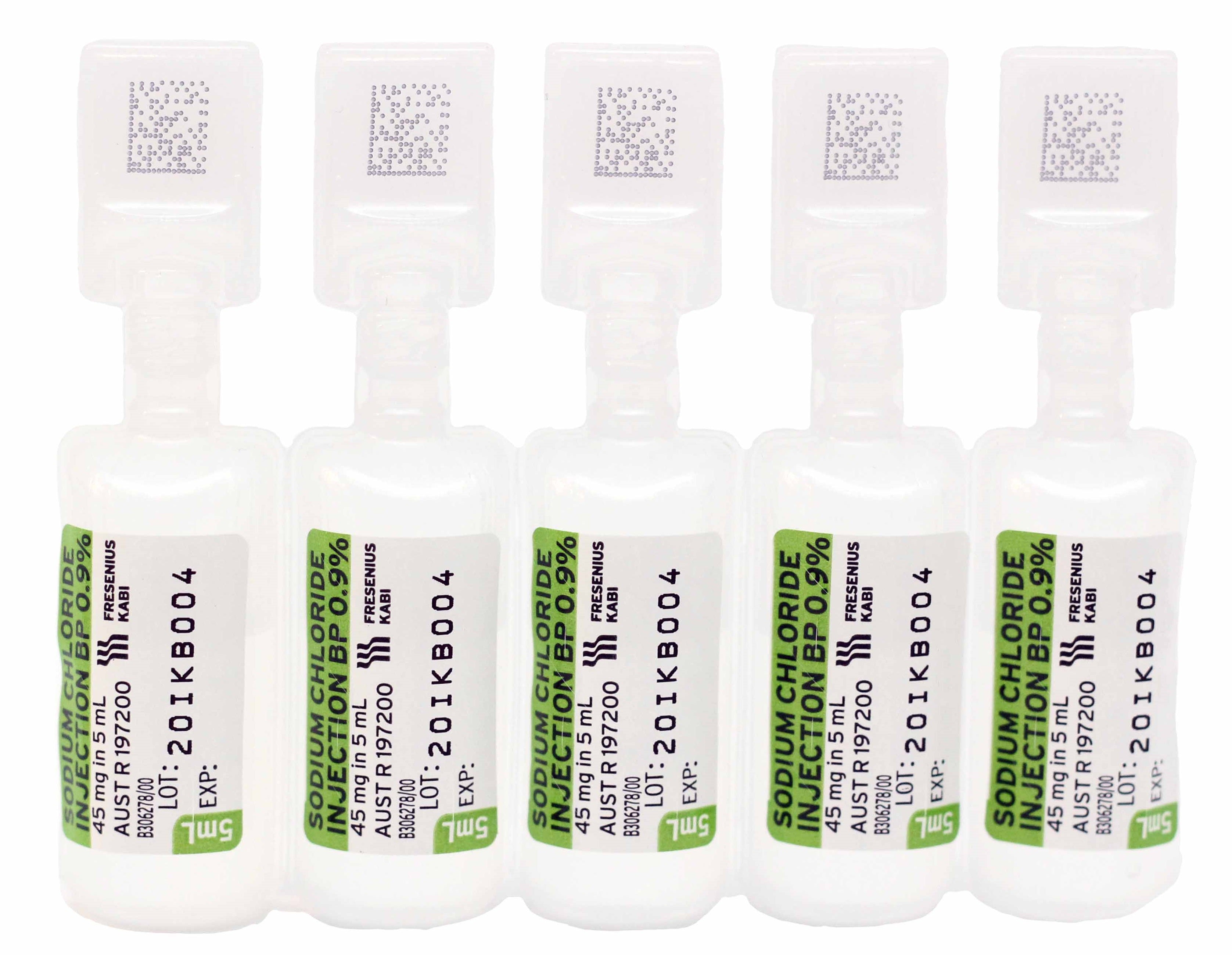Sodium Chloride 20ml 5 Amps - NZ Online Chemist