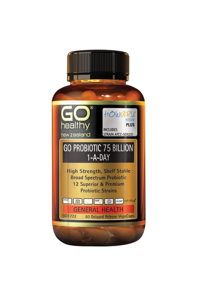 Go Healthy Probiotic 75 Billion 60s - NZ Online Chemist