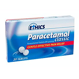 Ethics Paracetamol 500mg 20 Tab - NZ Online Chemist