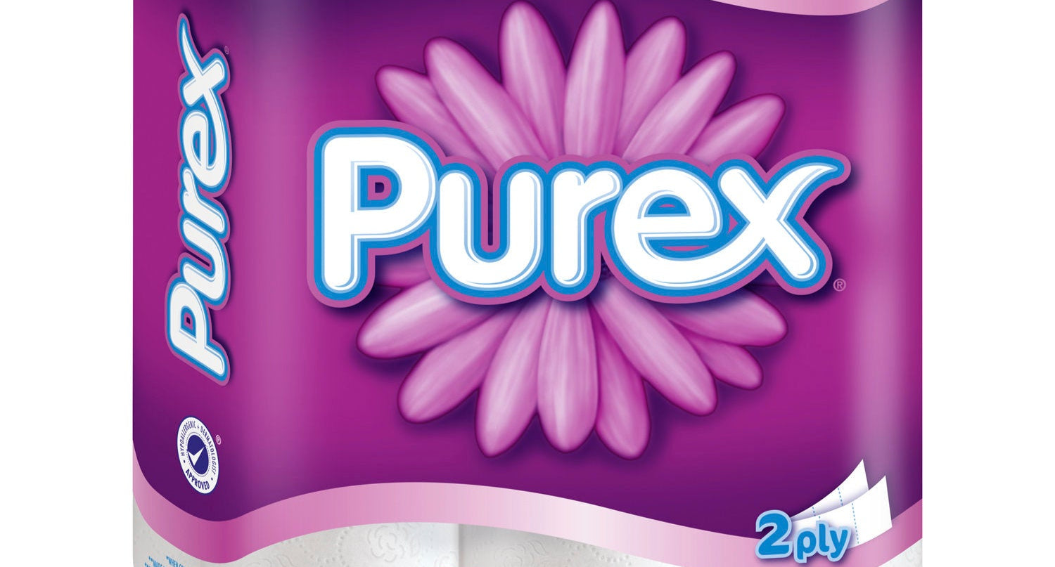 Purex Toilet Rolls 2-Ply White 24 Pack - NZ Online Chemist