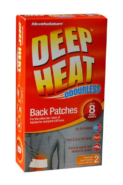 Mentholatum Deep Heat Back Patch 2Pk - NZ Online Chemist